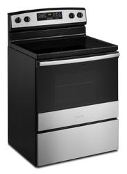 Amana® 30" 4.8 cu. ft. Stainless Steel Electric Range (Smooth Top) at ...