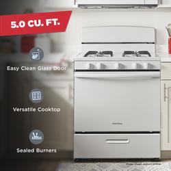 Amana® 30" 5.0 cu.ft. White Gas Range at Menards®