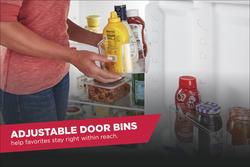 Amana® 16.4 cu.ft. Black Top-Freezer Refrigerator at Menards®