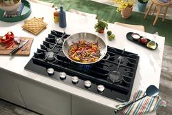 KitchenAid® 30" Black Gas-on-Glass Cooktop at Menards®