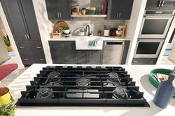 KitchenAid® 30" Black Gas-on-Glass Cooktop at Menards®