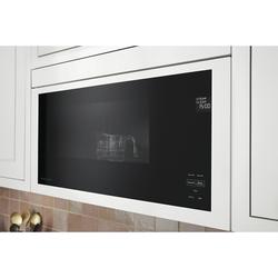 KitchenAid® 1.1 cu.ft. White Over-the-Range Flush Mount Built-In ...