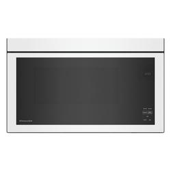 KitchenAid® 1.1 cu.ft. White Over-the-Range Flush Mount Built-In ...