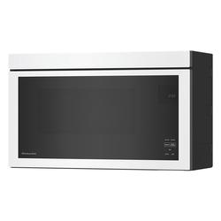 KitchenAid® 1.1 cu.ft. White Over-the-Range Flush Mount Built-In ...