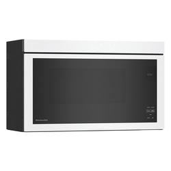 KitchenAid® 1.1 cu.ft. White Over-the-Range Flush Mount Built-In ...