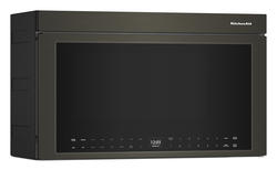KitchenAid® 1.1 cu.ft. Black Stainless Finish Multifunction Over-the-Range Microwave Oven with ...