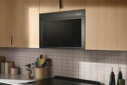 KitchenAid® 1.1 cu.ft. Black Stainless Finish Multifunction Over-the ...