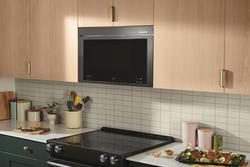 KitchenAid® 1.1 cu.ft. Black Stainless Finish Multifunction Over-the ...