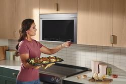 KitchenAid® 1.1 cu.ft. PrintShield Stainless Multifunction Over-the ...