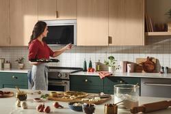 KitchenAid® 1.1 cu.ft. PrintShield Stainless Multifunction Over-the ...