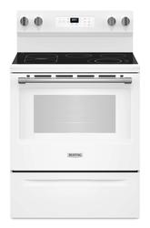 Maytag® 30" 5.3 cu.ft. White Electric Range with Convection and Air Fry ...