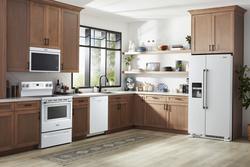 Maytag® 30" 5.3 cu.ft. White Electric Range with Convection and Air Fry ...