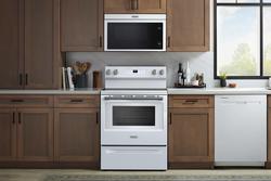 Maytag® 30" 5.3 cu.ft. White Electric Range with Convection and Air Fry ...