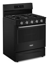 Maytag® 30" 5.0 cu.ft. Black Gas Range with Convection and Air Fry at ...