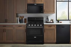 Maytag® 30" 5.0 cu.ft. Black Gas Range with Convection and Air Fry at ...
