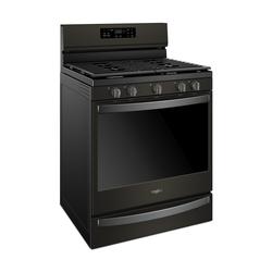 Whirlpool® 30" 5.8 cu.ft. Fingerprint Resistant Black Stainless Steel ...
