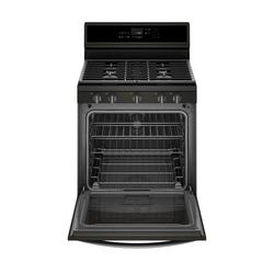 Whirlpool® 30" 5.8 cu.ft. Fingerprint Resistant Black Stainless Steel ...