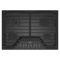 Whirlpool® 30" Fingerprint Resistant Black Stainless Steel Gas Cooktop ...