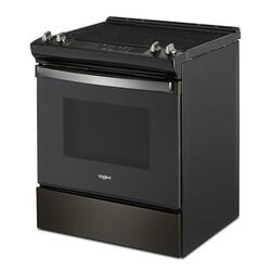 Whirlpool® 30" 4.8 cu.ft. Black Stainless Steel Electric Range (Smooth ...