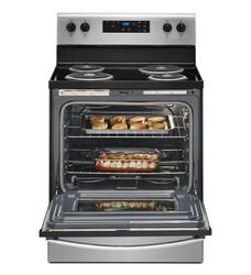 Whirlpool® 30" 4.8 cu.ft. Stainless Steel Electric Range (Coil Top) at ...