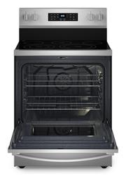 Whirlpool® 30" 5.3 cu. ft. Stainless Steel Electric Range with Air Fry ...