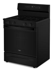 Whirlpool® 30" 5.3 cu. ft. Black Electric Range with High Speed Preheat ...