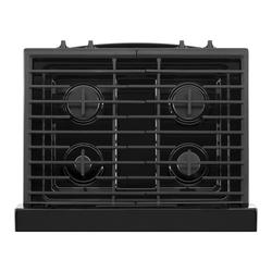 Whirlpool® 30" 5.1 cu. ft. Black Gas Range at Menards®