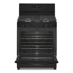 Whirlpool® 30" 5.1 cu. ft. Black Gas Range at Menards®