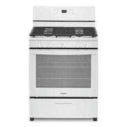 Whirlpool® 30" 5.1 cu. ft. White Gas Range at Menards®