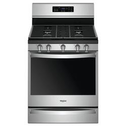Whirlpool® 30" 5.8 cu.ft. Fingerprint Resistant Stainless Steel Gas ...