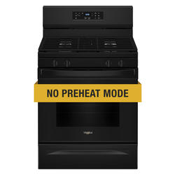 Whirlpool® 30" 5.3 cu.ft. Black Freestanding Gas Range at Menards®
