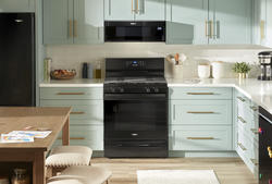 Whirlpool® 30" 5.3 cu.ft. Black Freestanding Gas Range at Menards®