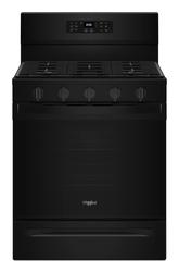 Whirlpool® 30" 5.0 cu. ft. Black Freestanding Gas Range at Menards®