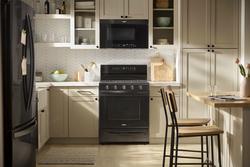 Whirlpool® 30" 5.0 cu. ft. Black Freestanding Gas Range with High Speed ...