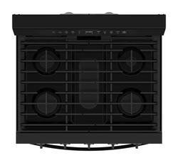 Whirlpool® 30" 5.0 cu. ft. Black Freestanding Gas Range with High Speed ...