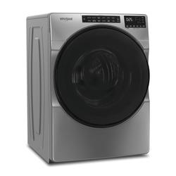 Whirlpool® 4.5 cu.ft. Chrome Shadow Front Load Washer with Quick Wash ...