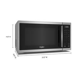 Whirlpool® 1 cu. ft. Stainless Steel Countertop Microwave with ...