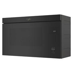 Whirlpool® 1.1 cu.ft. Black Over-the-Range Flush Mount Built-In ...