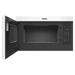 Whirlpool 1.1 cu.ft. White Over the Range Flush Mount Built In Microwave