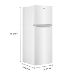 Whirlpool® 12.9 cu.ft. White Top Mount Refrigerator at Menards®