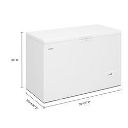 Whirlpool® 16 cu.ft. White Chest Freezer at Menards®