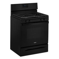 Whirlpool® 30" 5.0 cu.ft. Black Gas Range at Menards®
