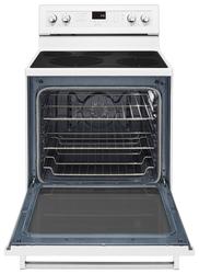 KitchenAid® 30" 6.4 cu.ft. White Electric Range with Convection (Smooth ...