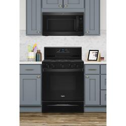 Whirlpool® 30" 5.0 cu.ft. Black Gas Range at Menards®