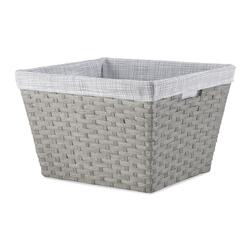 Designer's Image® 30 Quart Gray Woven Paper Decorative Storage Basket ...