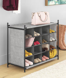 Whitmor® 16-Pair Gray Freestanding Storage Organizer at Menards®