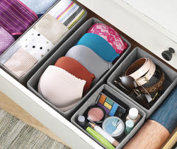 Whitmor® Gray Drawer Storage Organizer - 4 Piece at Menards®