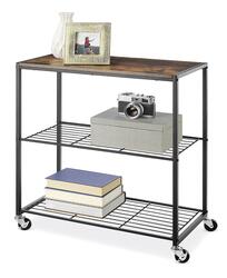 Whitmor® 3-Tier Modern Industrial Rolling Storage Rack at Menards®