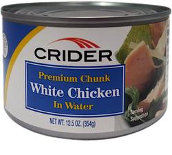 Crider Premium Chunk White Chicken - 12.5 oz at Menards®