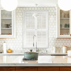 Faux Wood Manorial Shutters - 39" W x 60" L at Menards®